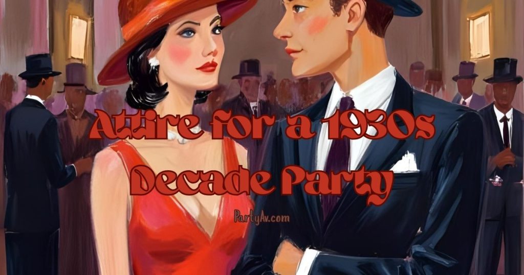 Attire for a 1930s Decade Party - Days, Years, Seasons.